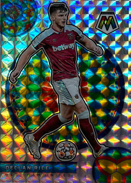 Declan Rice 2021 Mosaic Premier League #9 Stained Glass /(SSP) Price ...