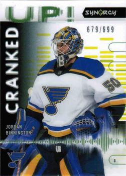 Jordan Binnington 2022 Upper Deck Synergy #CU-JB Cranked Up /699 Price ...