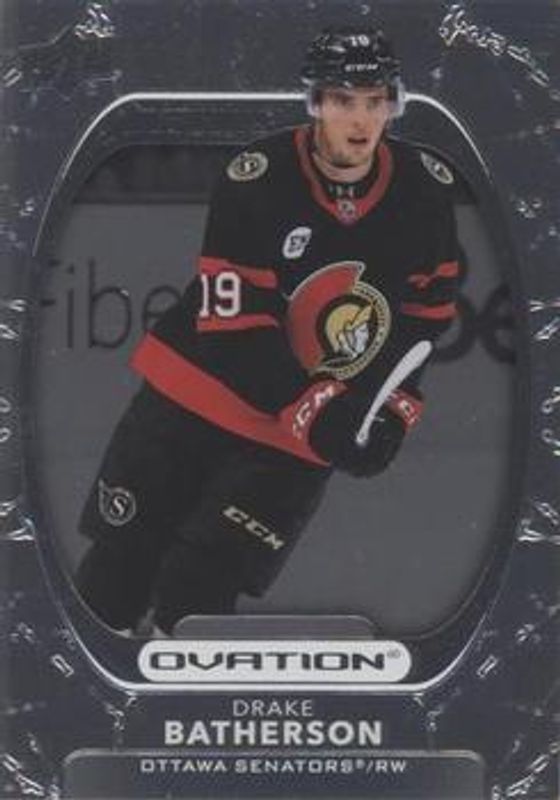 Drake Batherson 2021 Upper Deck Ovation #94 Silver Foil Price Guide ...