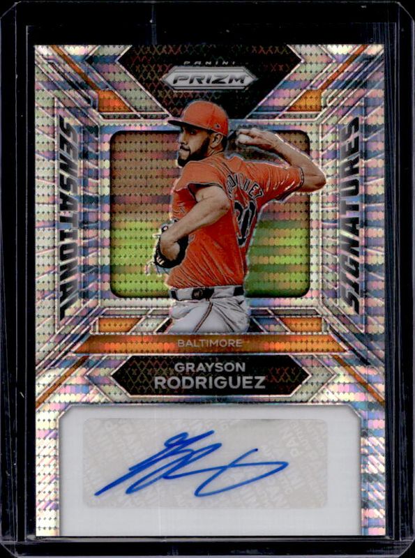 Grayson Rodriguez 2024 Prizm #SS-GR Sensational Signatures - Pulsar ...