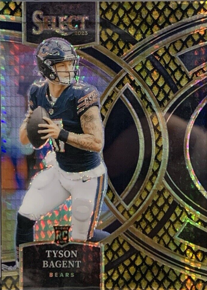 Tyson Bagent 2023 Select #123 Premier Level Gold Dragon Scale /10 Price ...