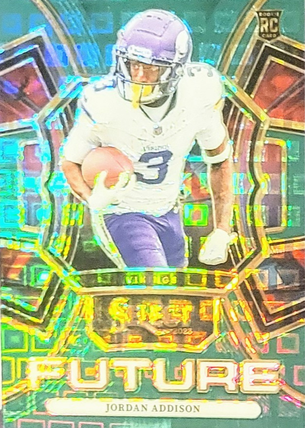 Jordan Addison 2023 Select #FUT-JAD Select Future - Green /5 Price ...