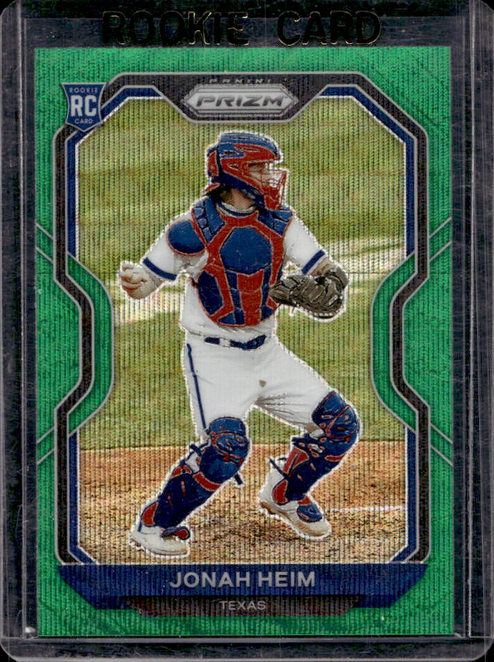 Jonah Heim 2021 Prizm #143 Green Wave Price Guide - Sports Card Investor