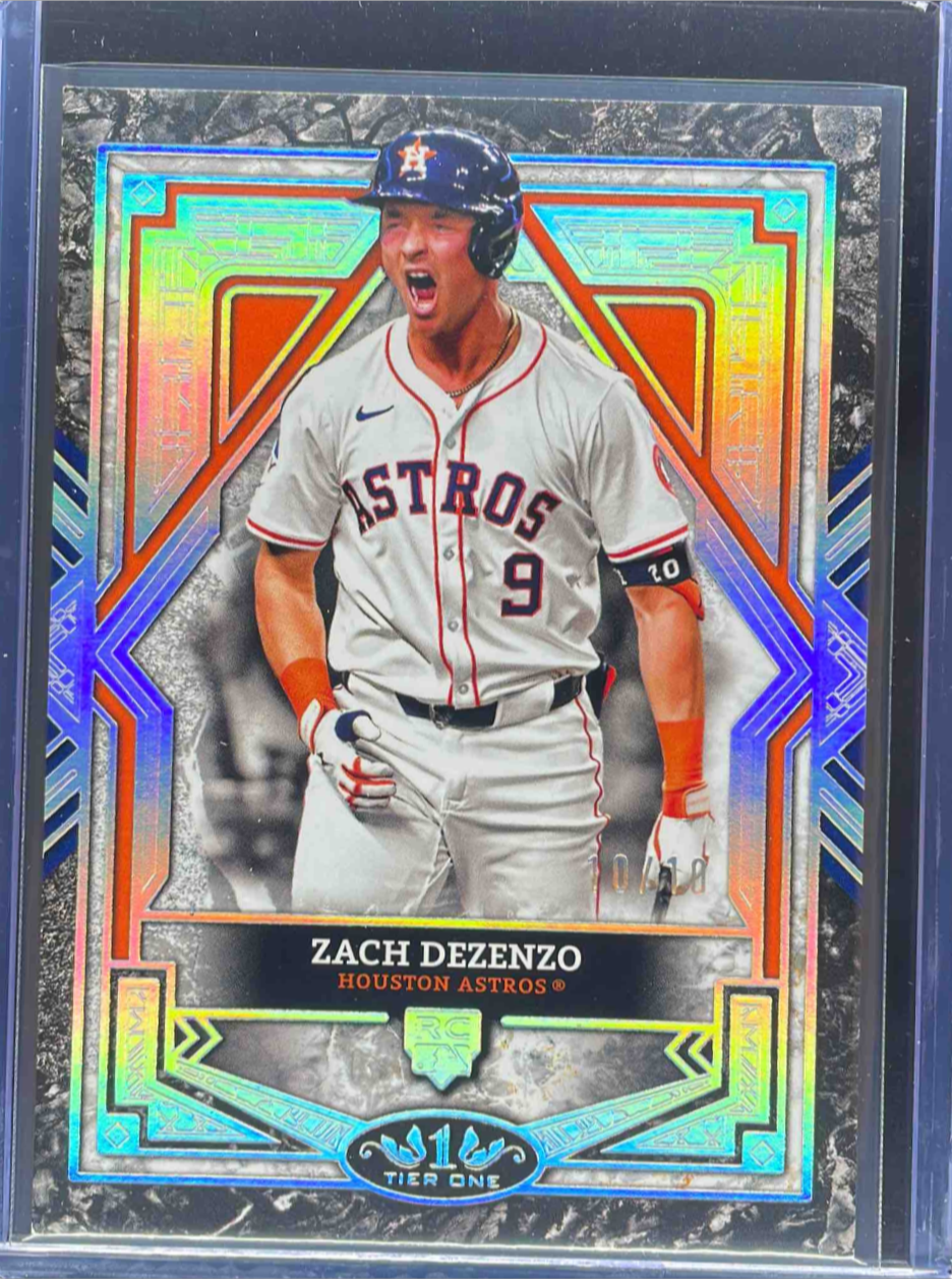 Zach Dezenzo 2025 Topps Tier One #79 Base Tier 3 - Holo Silver Foil /10 ...