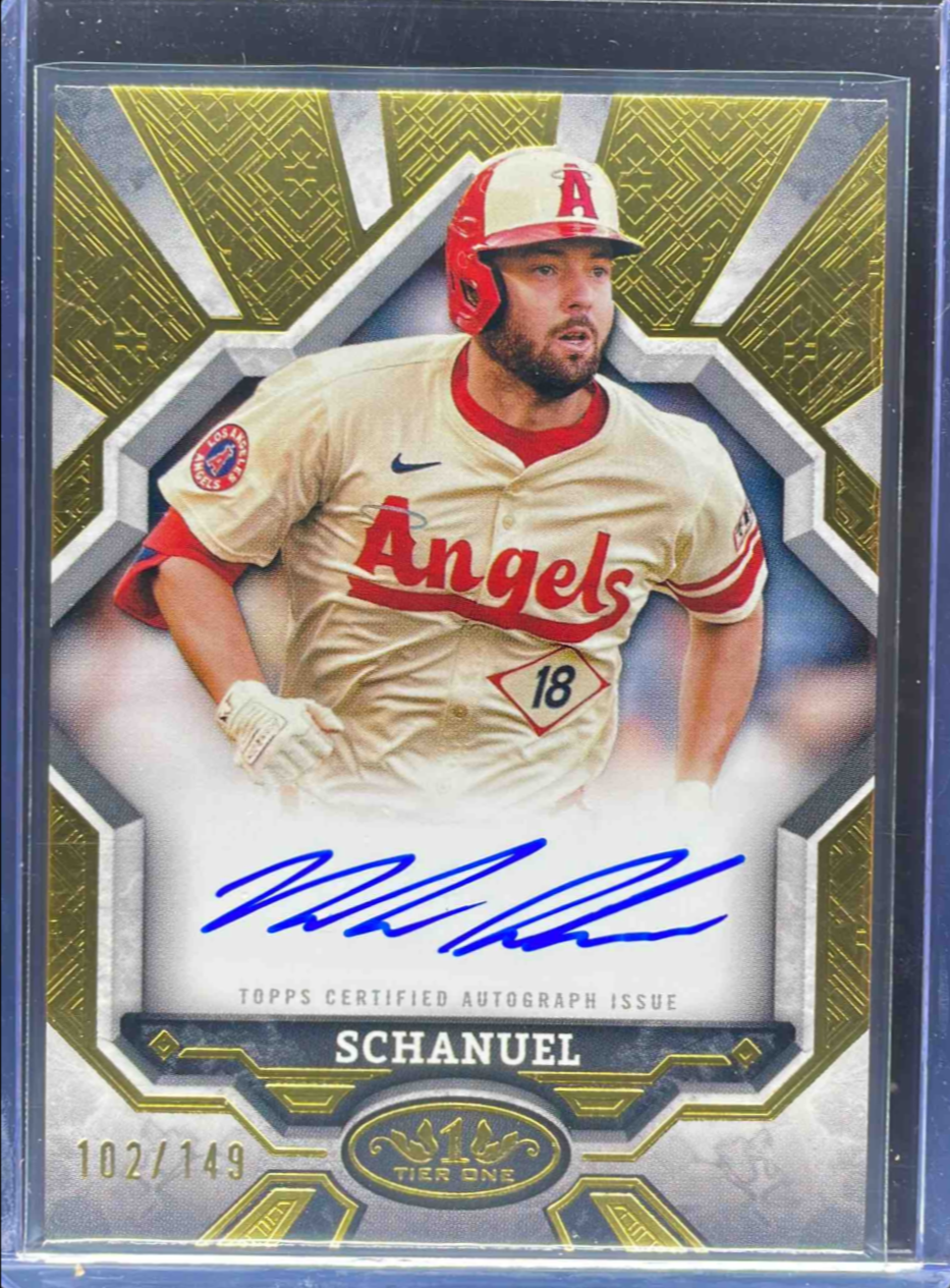 Nolan Schanuel 2025 Topps Tier One #BOA-NS Break Out Autographs Price ...