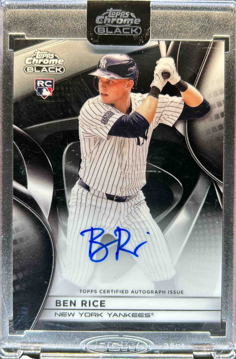 Ben Rice 2025 Topps Chrome Black #CBA-BR Autographs Price Guide ...
