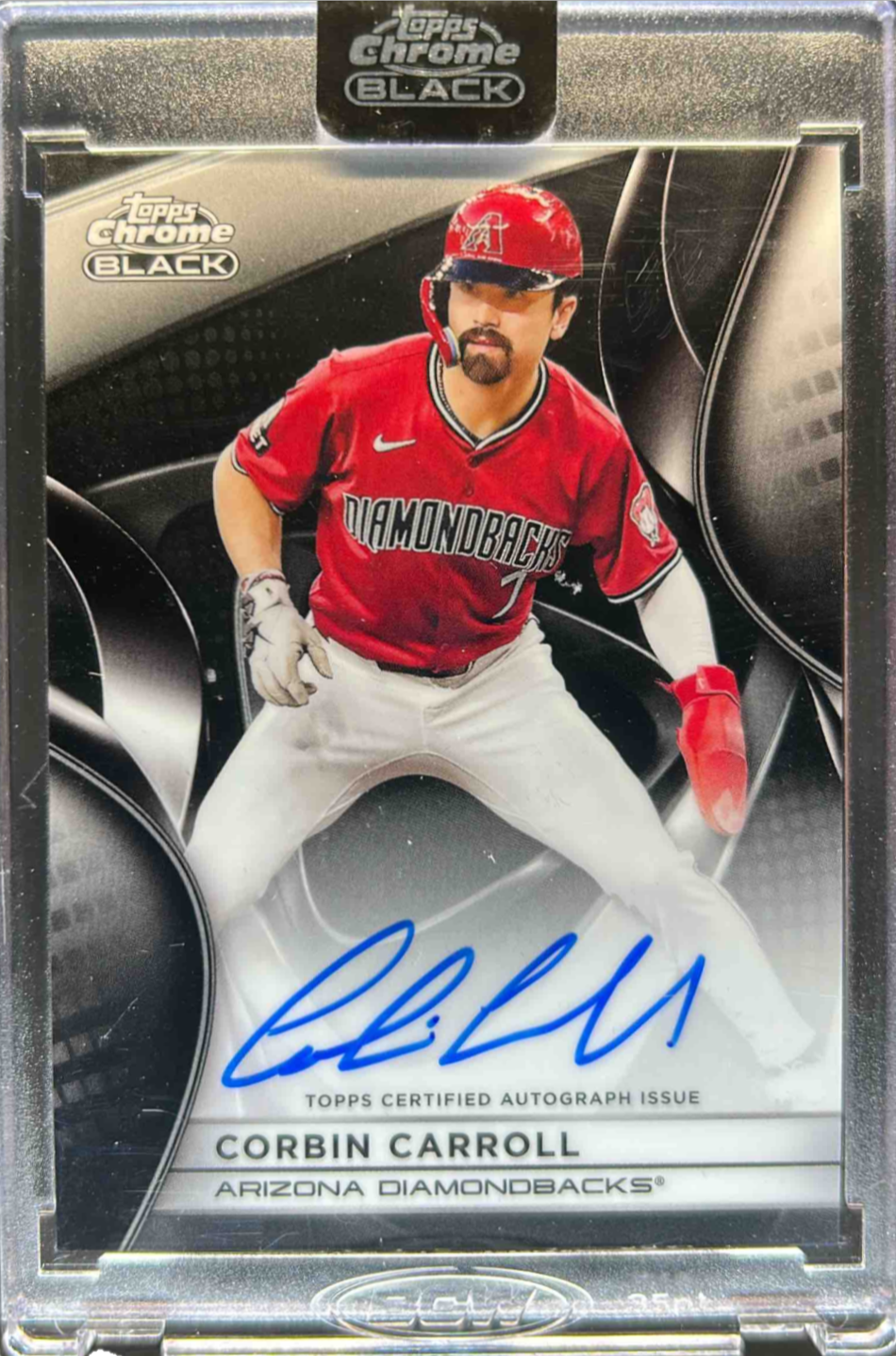 Corbin Carroll 2025 Topps Chrome Black #CBA-CC Autographs Price Guide ...