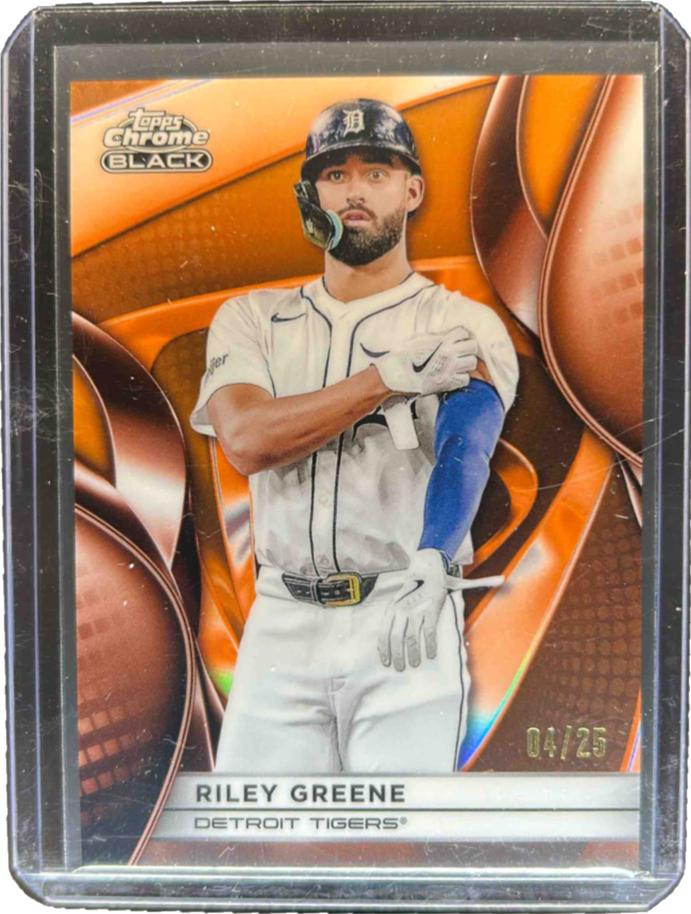 Riley Greene 2025 Topps Chrome Black #108 Orange Refractor /25 Price ...