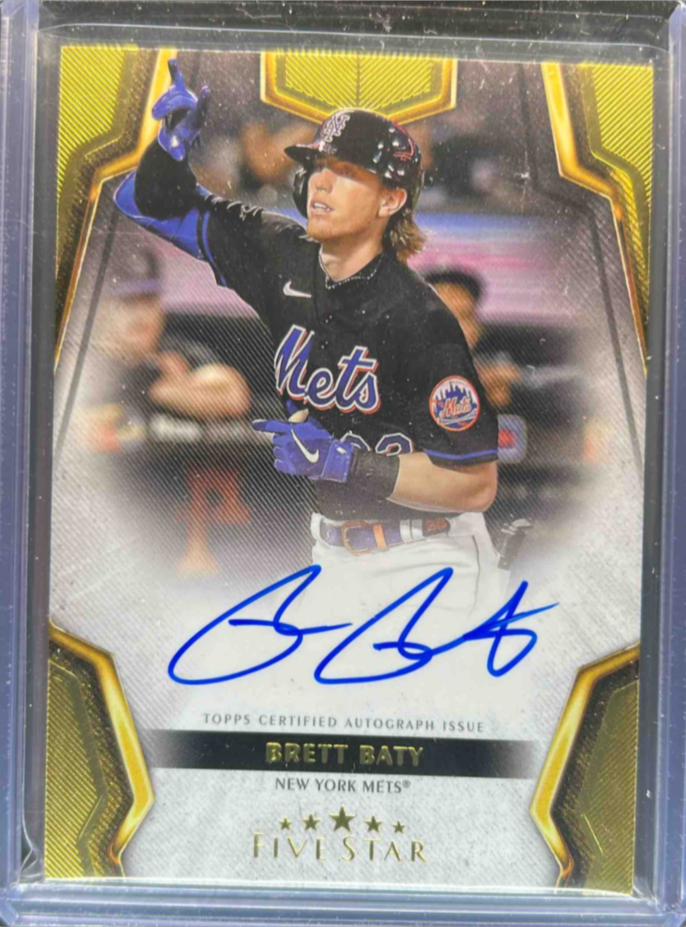 Brett Baty 2024 Topps Five Star #FSA-BBA Base Price Guide - Sports Card ...