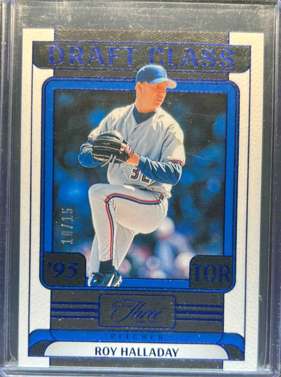 Roy Halladay 2024 Panini Three and Two #35 Draft Class - Blue /15 Price ...