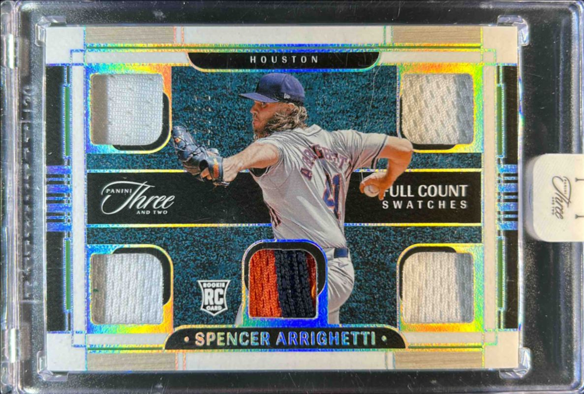 Spencer Arrighetti 2024 Three and Two #FCS-SA Full Count Swatches ...