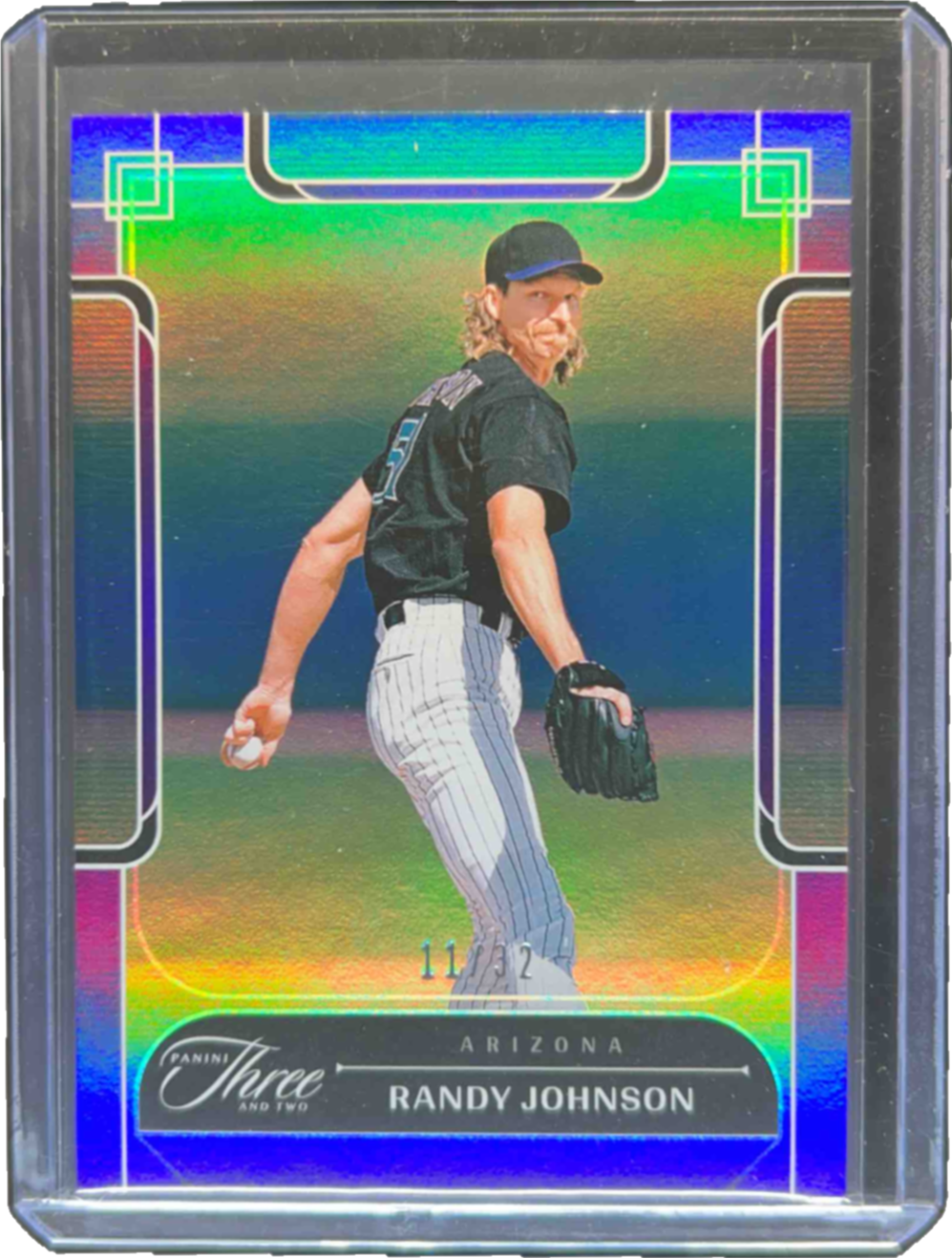 Randy Johnson 2024 Panini Three and Two #14 Full Count /32 Price Guide ...