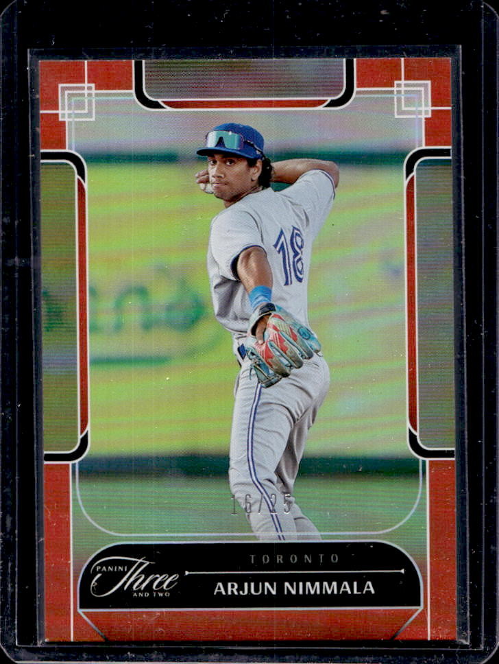 Arjun Nimmala 2024 Panini Three and Two #92 Orange /25 Price Guide ...