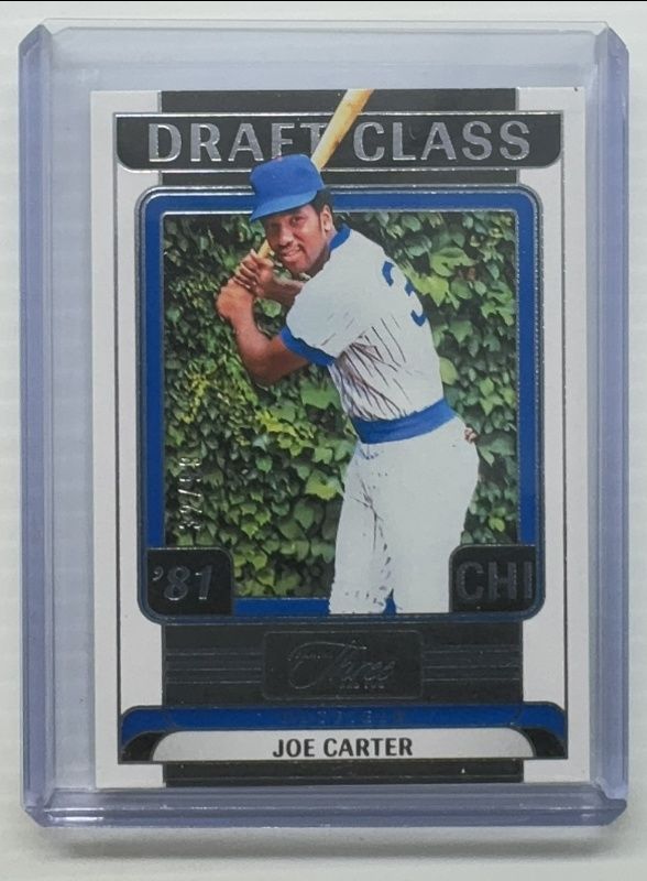 Joe Carter 2024 Panini Three and Two #3 Draft Class /99 Price Guide ...