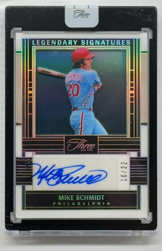 Mike Schmidt 2024 Three and Two #LEG-MS Legendary Signatures /32 Price ...