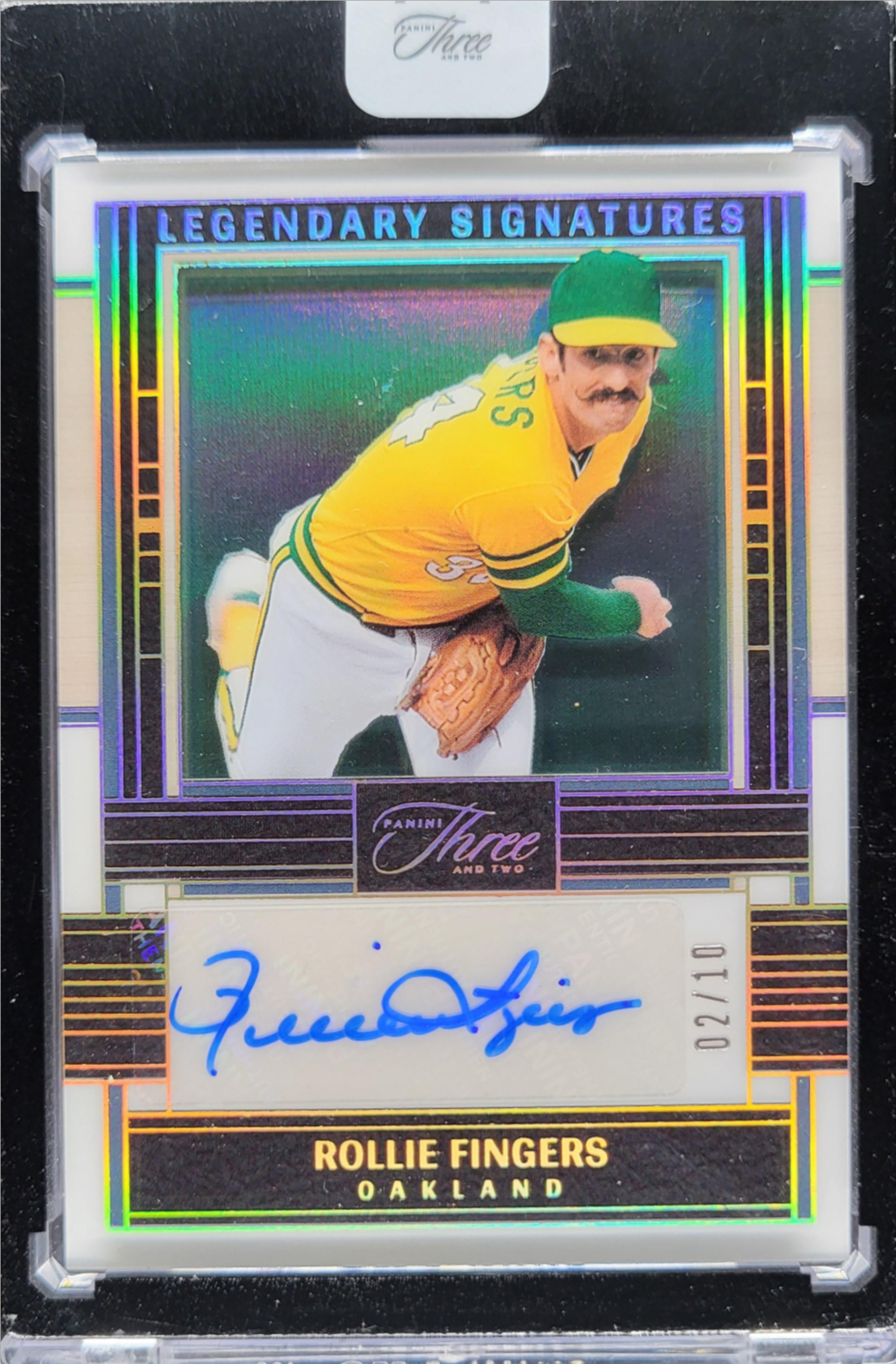 Rollie Fingers 2024 Panini Three and Two #LEG-RF Legendary Signatures ...