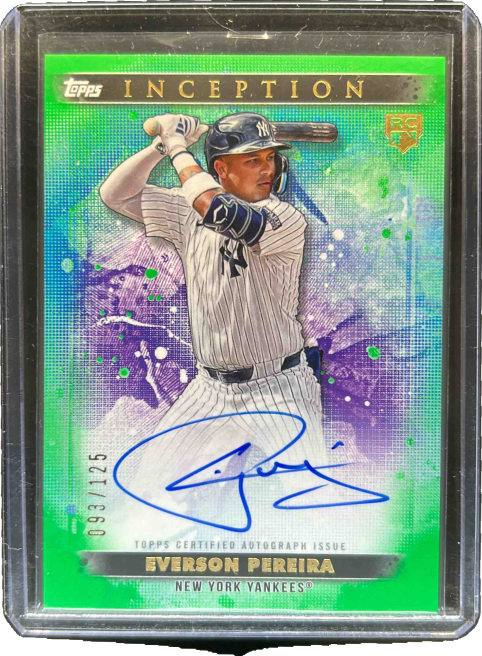 Everson Pereira 2024 Topps Inception #BRES-EP Base Rookies & Emerging ...