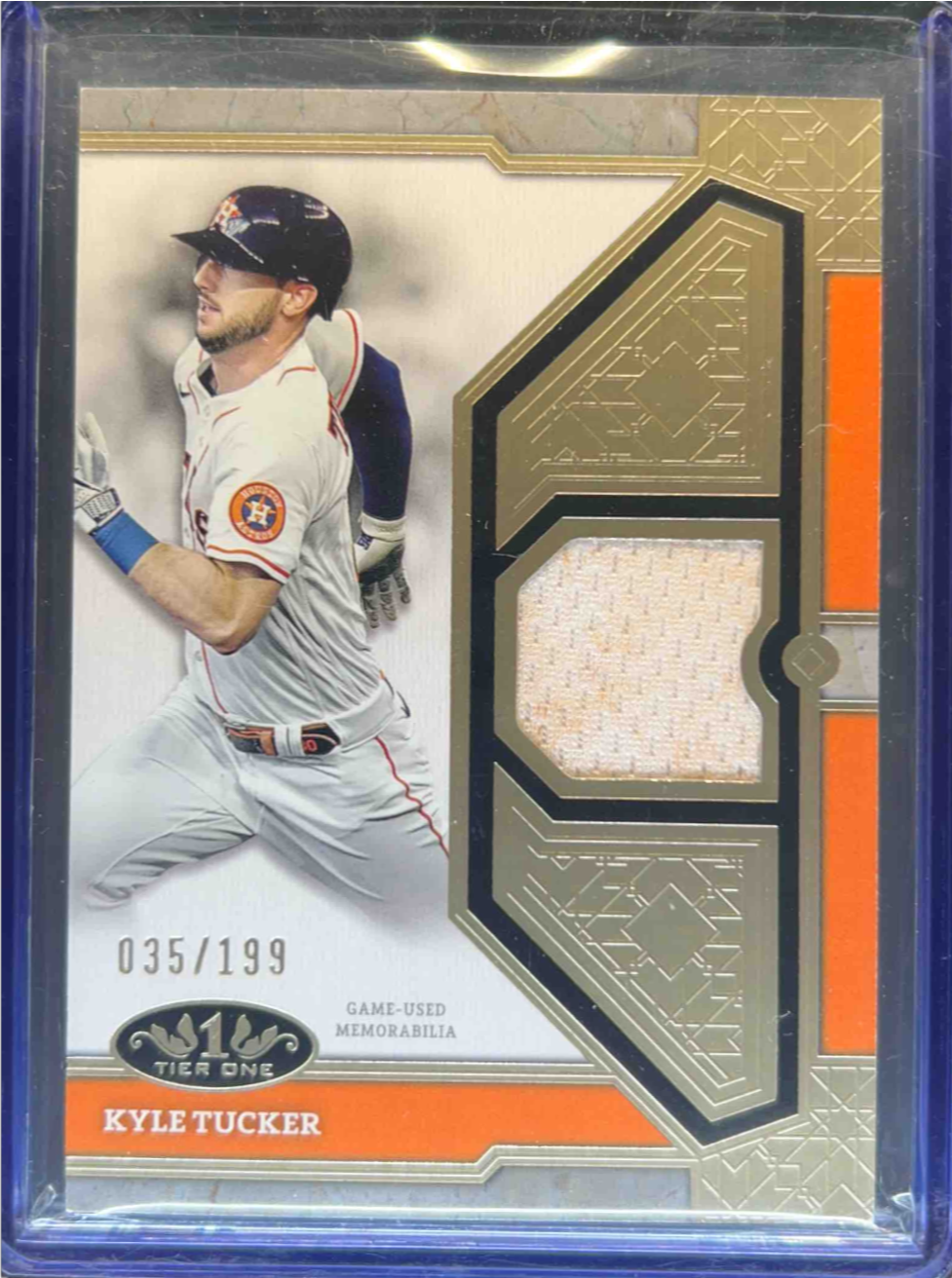 Kyle Tucker 2024 Topps Tier One #T1R-KT Tier One Relics /199 Price ...