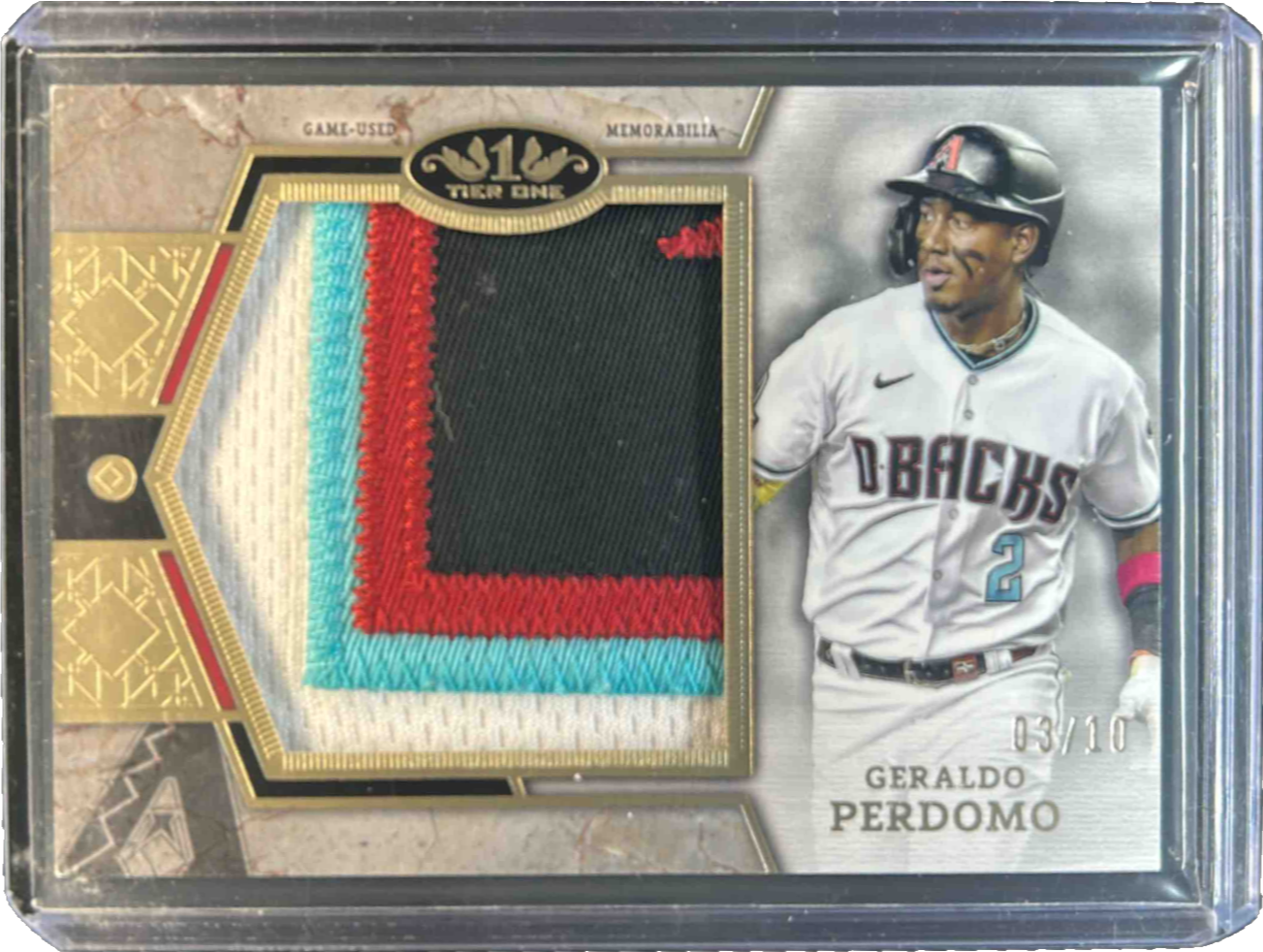 Geraldo Perdomo 2024 Topps Tier One #PPR-GP Prodigious Patches /10 ...