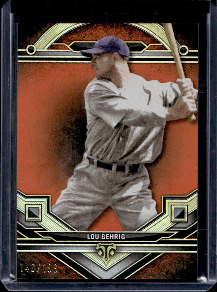 Lou Gehrig 2024 Topps Triple Threads #66 Amber /199 Price Guide ...