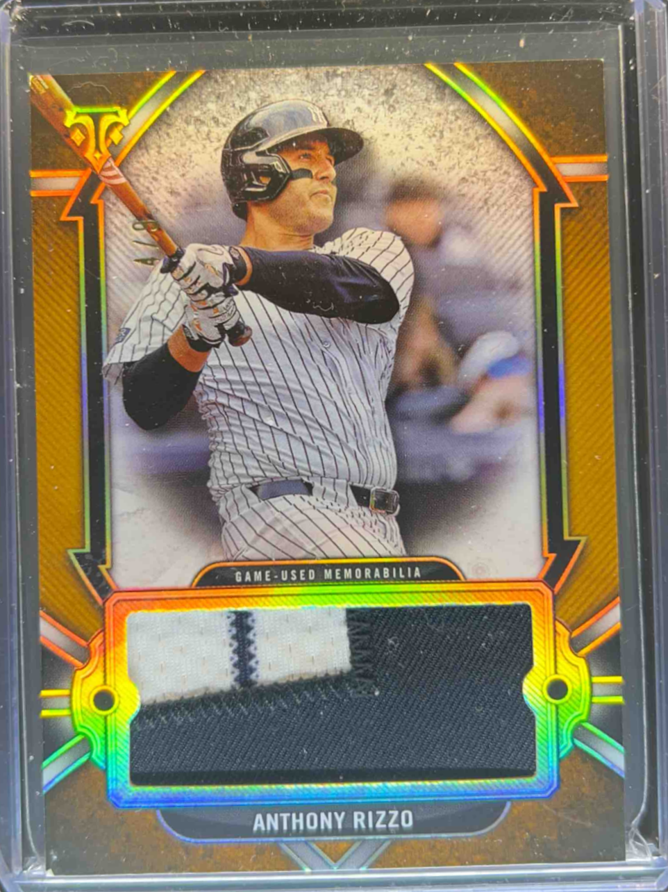 Anthony Rizzo 2024 Topps Triple Threads #SJR-ARI Single Jumbo Relics ...