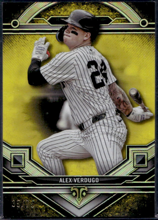Alex Verdugo 2024 Topps Triple Threads #27 Citrine /75 Price Guide ...