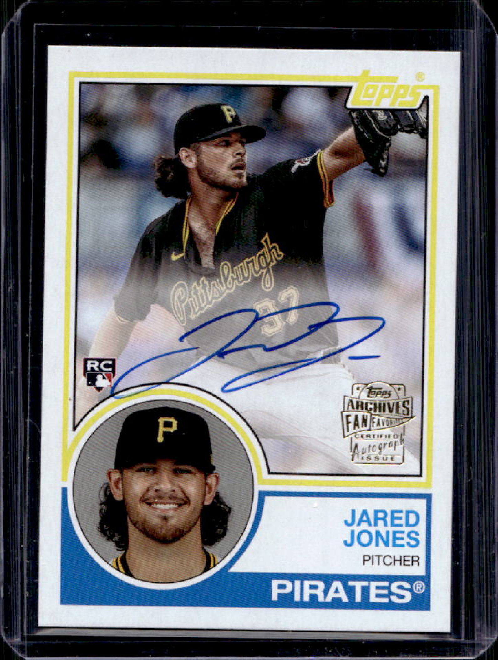 Jared Jones 2024 Topps Archives #83FF-JJ 1983 Fan Favorites Autographs ...
