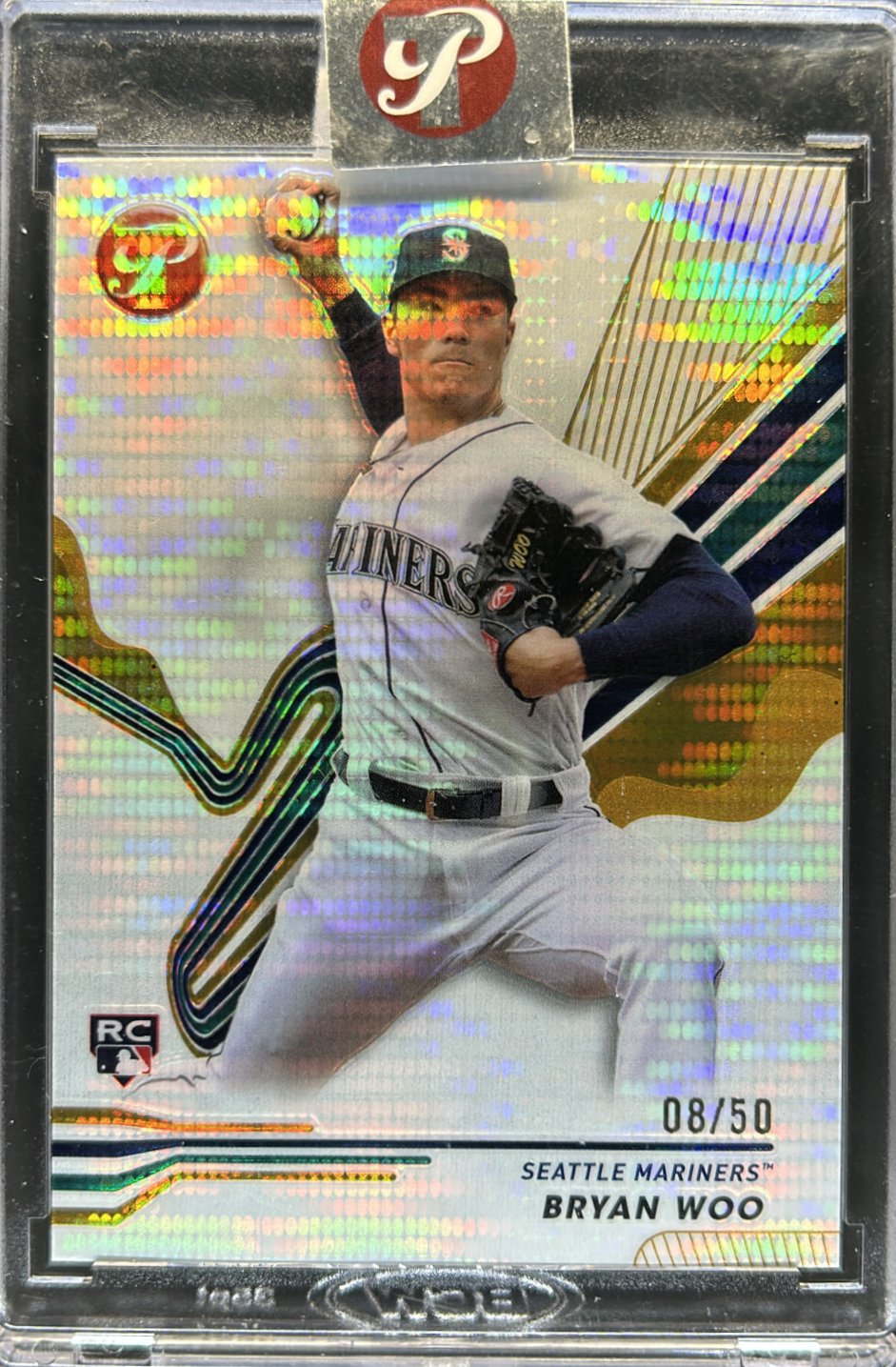 Bryan Woo 2024 Topps Pristine #204 Pristine Gold Refractor /50 Price ...