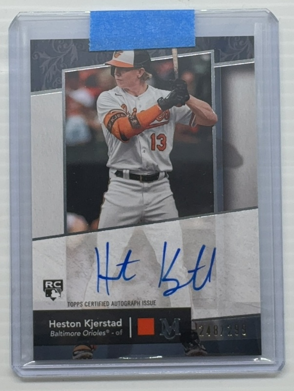 Heston Kjerstad 2024 Topps Museum Collection #AA-HK Archival Autographs ...