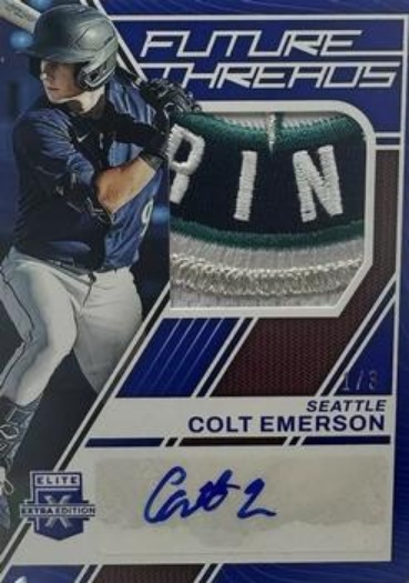 Colt Emerson 2023 Elite Extra Edition #FTS-CE Future Threads - Blue ...