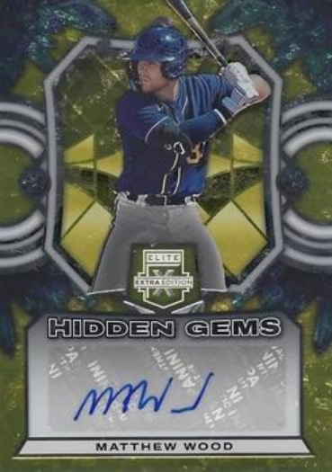 Matthew Wood (MLB) 2023 Elite Extra Edition #HG-MWD Hidden Gems - Gold ...