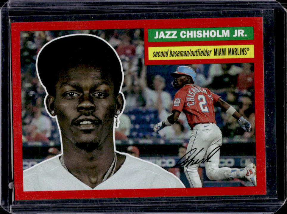 Jazz Chisholm Jr. 2023 Topps Archives #79 Red Hot Foil /50 Price Guide ...