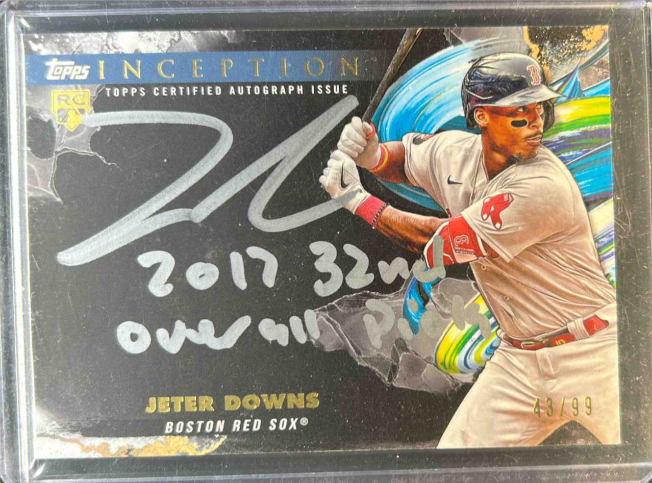 Jeter Downs 2023 Topps Inception #ISS-JD Inception Silver Signings /99 ...
