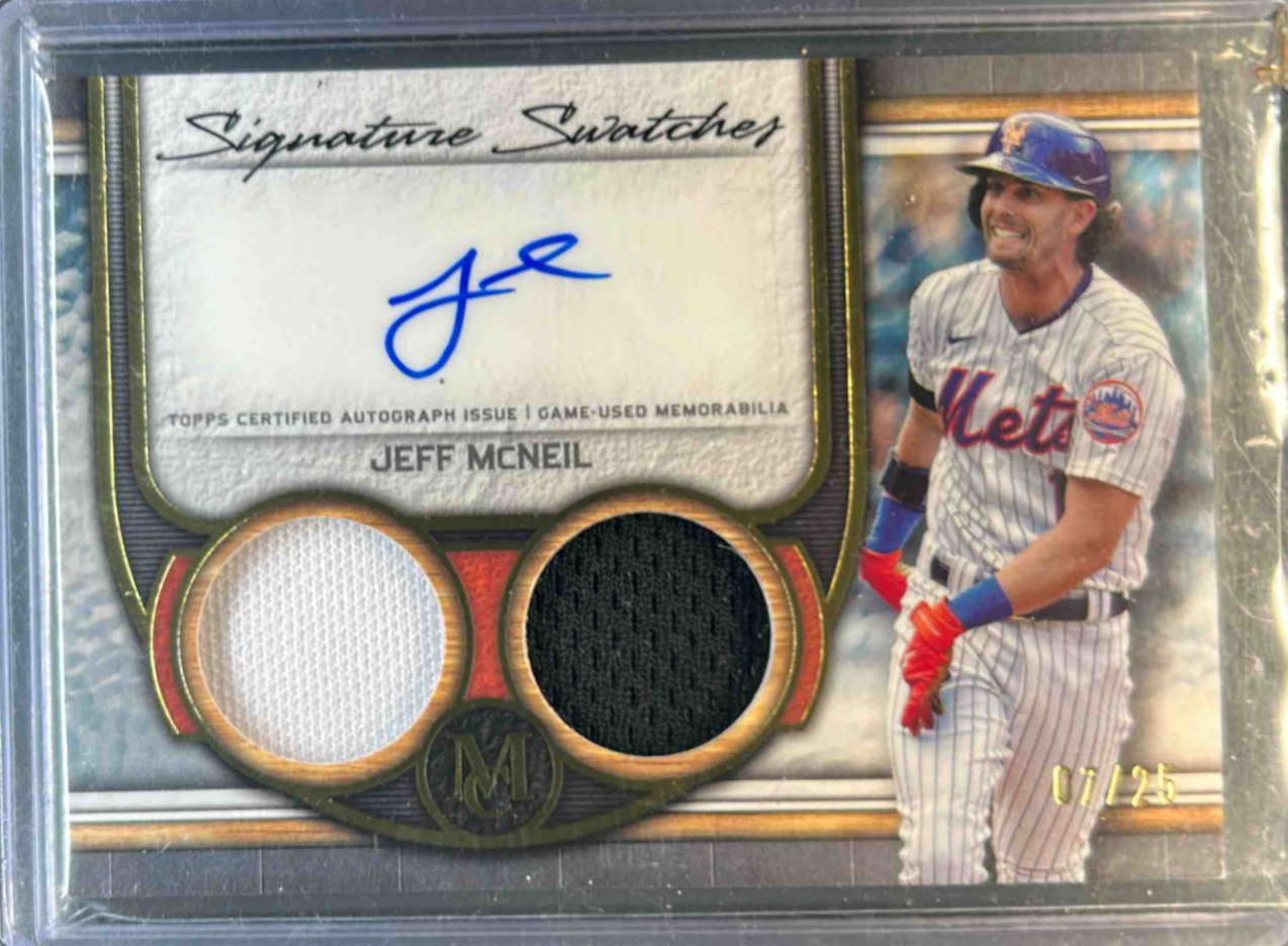 Jeff McNeil 2023 Topps Museum Collection #SWDRA-JMC Single Player ...