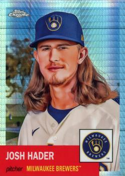 Josh Hader 2022 Topps Chrome Platinum Anniversary #438 Prism Refractor ...