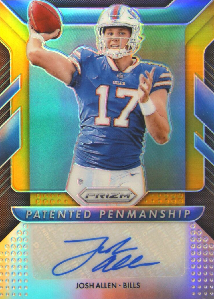 Josh Allen 2018 Prizm #PPP-JA Patented Penmanship - Gold (/10) Price ...