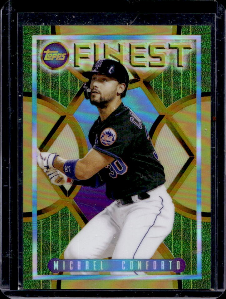 Michael Conforto 2022 Topps Finest Flashbacks #99 Gold Refractor /50 Price Guide - Sports Card ...