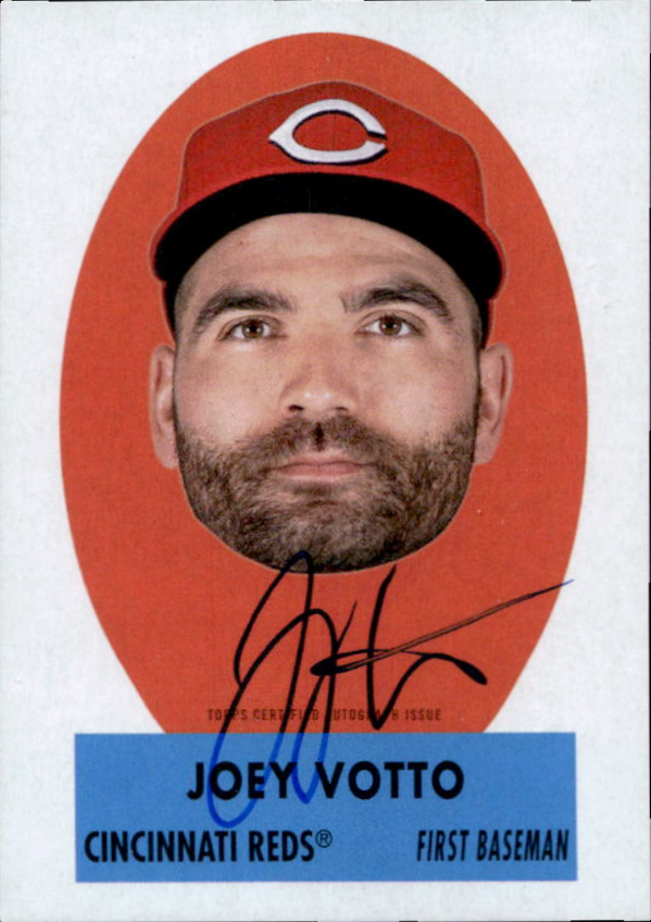 Joey Votto 2021 Topps Archives #TPOA-JV 1963 Topps Peel-Off Autographs ...
