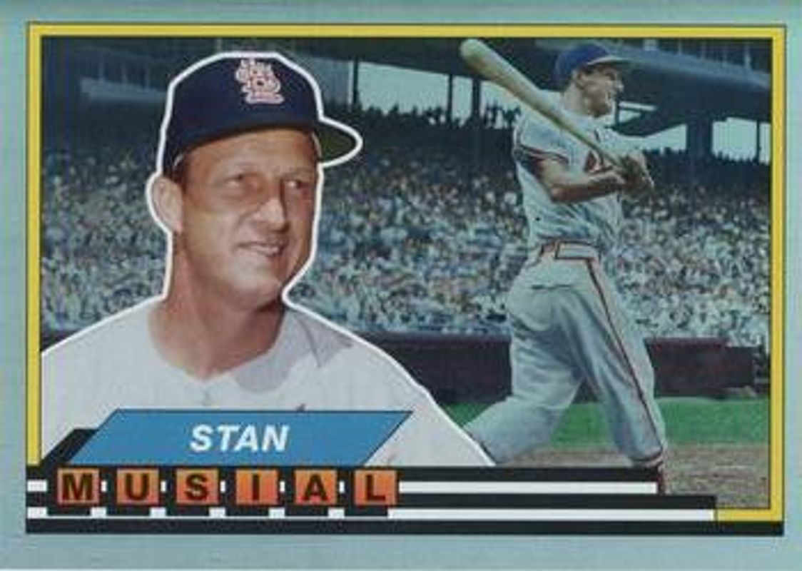Stan Musial 2021 Topps Archives #89BF-21 1989 Topps Big Foil Price ...