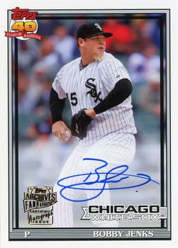 Bobby Jenks 2021 Topps Archives #FFA-BJ Fan Favorites Autographs Price ...