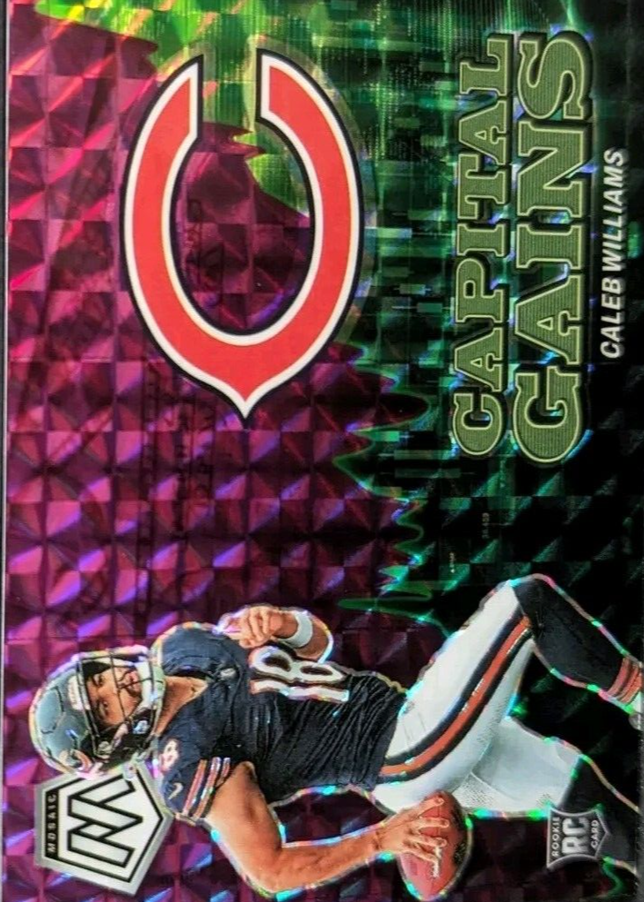 Caleb Williams 2024 Mosaic #2 Capital Gains - Purple /49 Price Guide ...