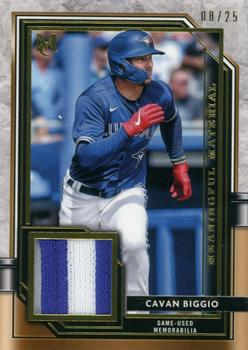 Cavan Biggio 2021 Topps Museum Collection #MMR-CBI Meaningful Materials ...