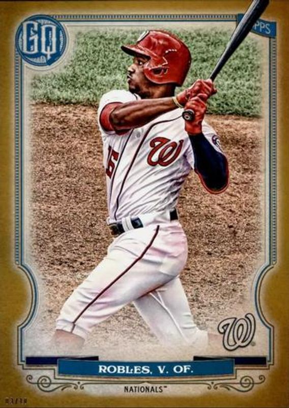 Victor Robles 2020 Topps Gypsy Queen #22 Base 5x7 - Gold /10 Price ...