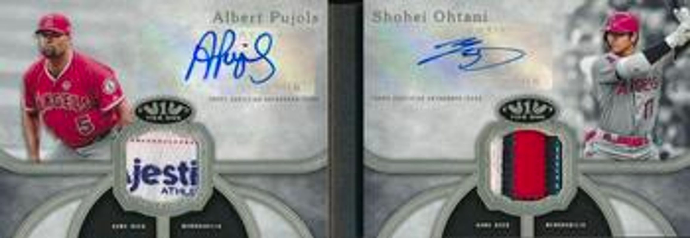 Shohei Ohtani 2020 Topps Tier One #DATR-PO Dual Autographs Relic Book ...