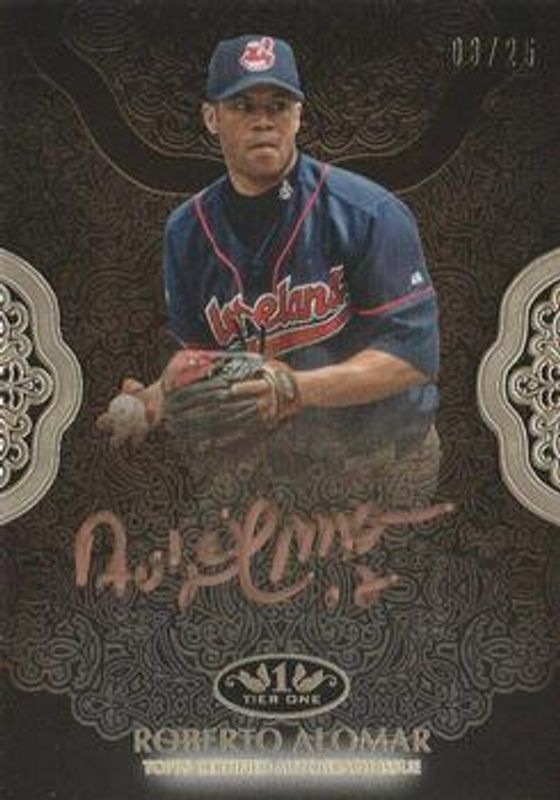 Roberto Alomar 2019 Topps Tier One #PPA-RA Prime Performers Autographs ...