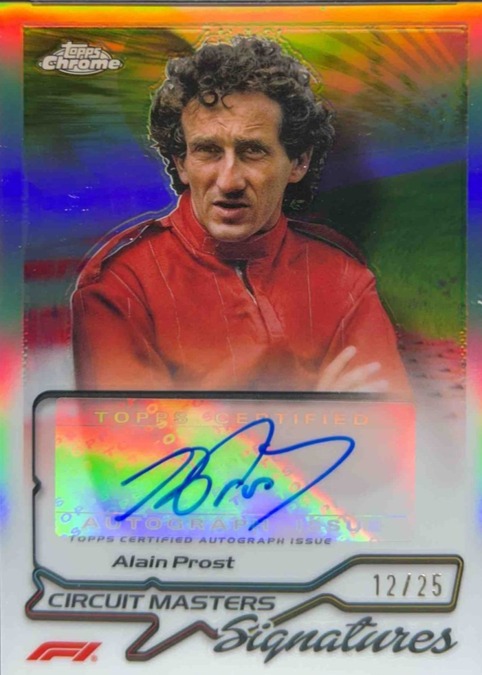 Alain Prost 2024 Topps Chrome Formula 1 #CMS-PRO Circuit Masters ...