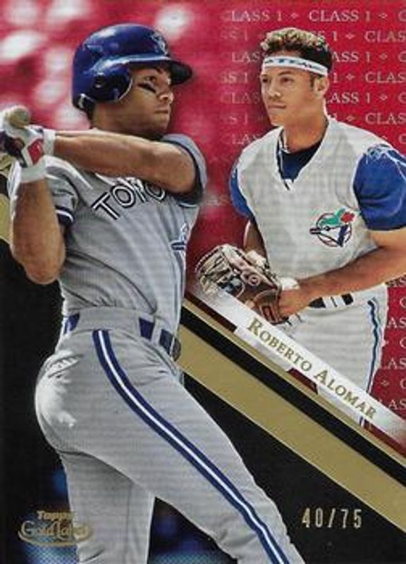 Roberto Alomar 2019 Topps Gold Label #68 Class 1 Red /75 Price Guide ...