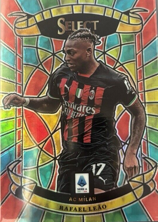 Rafael Leao 2022 Select Serie A #1 Stained Glass /(SSP) Price Guide ...