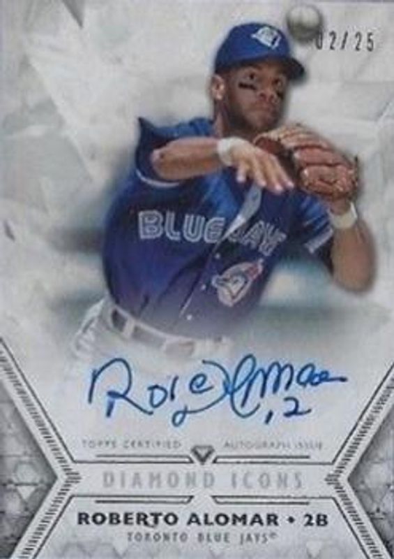 Roberto Alomar 2018 Topps Diamond Icons #AC-RAL Base /25 Price Guide ...