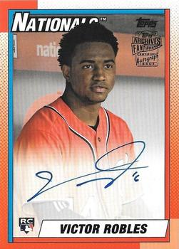 Victor Robles 2018 Topps Archives #FFA-VR Fan Favorites Autographs ...